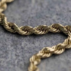 GLD | Accessories | Gld 6 2mm Rope Chain 18k Gold Plated | Poshmark